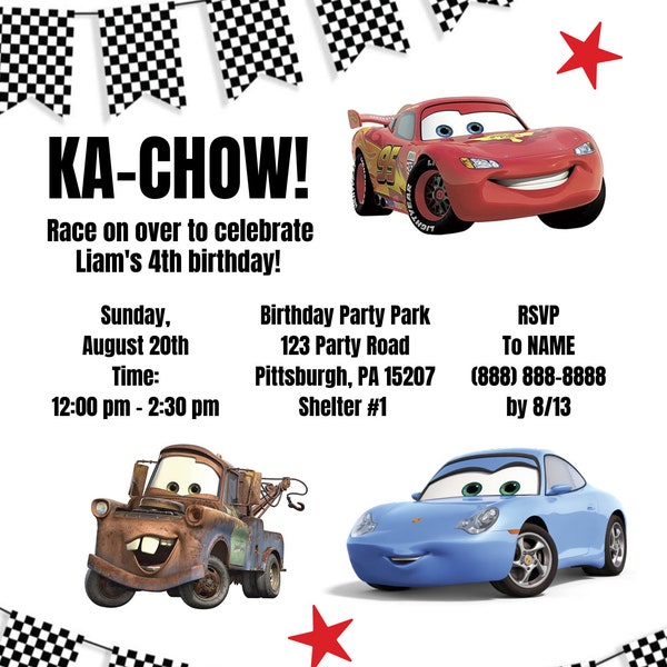 Lightning Mcqueen Frame - Etsy