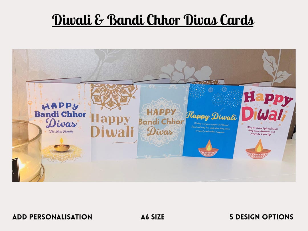 Happy Diwali Cards & Happy Bandi Chhor Divas Cards, Festival of Light ...