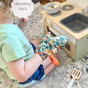 Kids Oven Mitt PDF Sewing Pattern, Montessori Pretend Play for Children ...