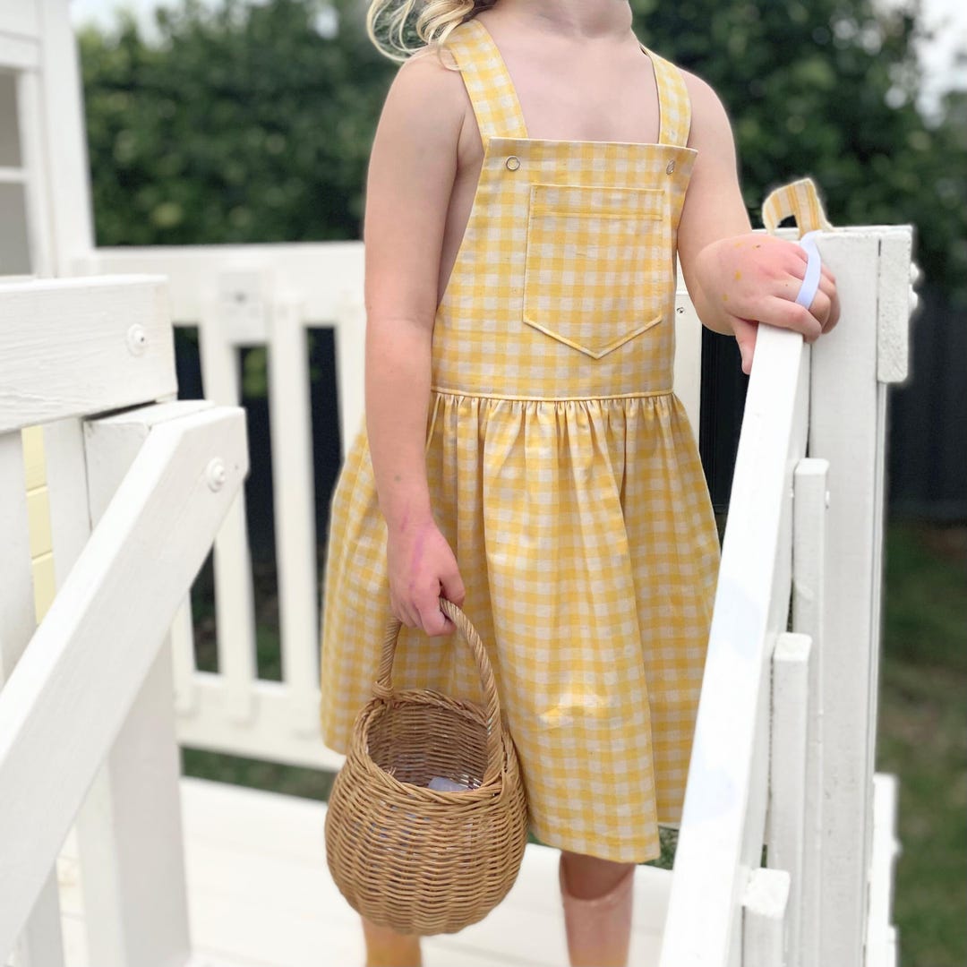 Baby & Toddler Overalls Dress PDF Sewing Pattern – Adeline - Etsy Australia