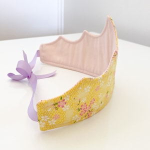 Crown Sewing Pattern PDF, DIY Birthday Crown for Kids, Princess Tiara ...