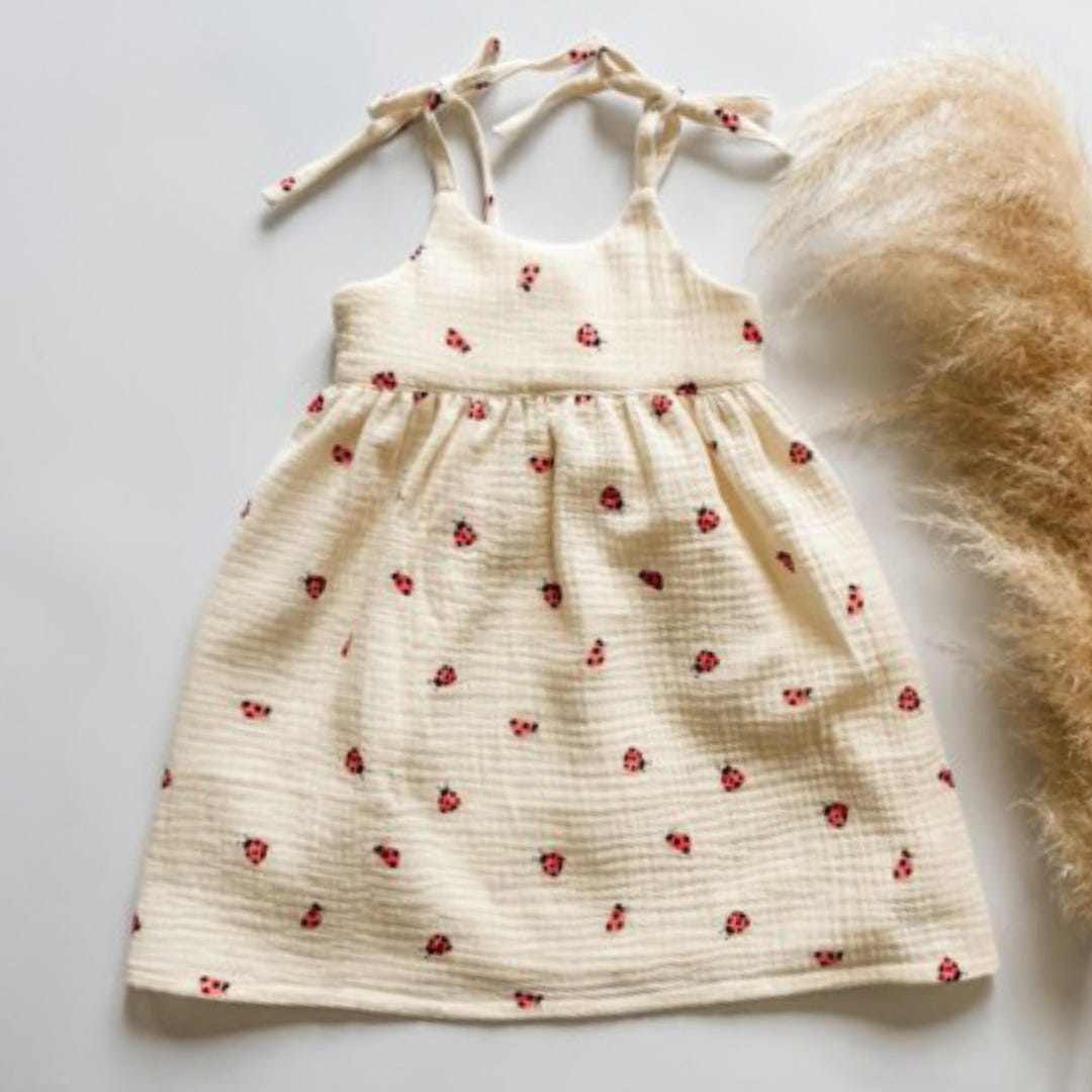 Girl Dress Sewing Pattern PDF, Baby & Toddler Summer Dress, Boho Kids ...