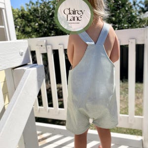 Easy Overalls PDF Sewing Pattern, Sewing Pattern for Boys Overalls ...