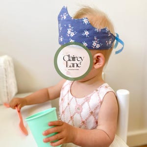 Crown Sewing Pattern PDF, DIY Birthday Crown for Kids, Princess Tiara ...