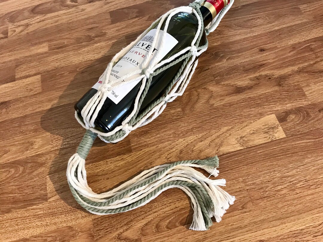 Wine or Flask Tote - Etsy