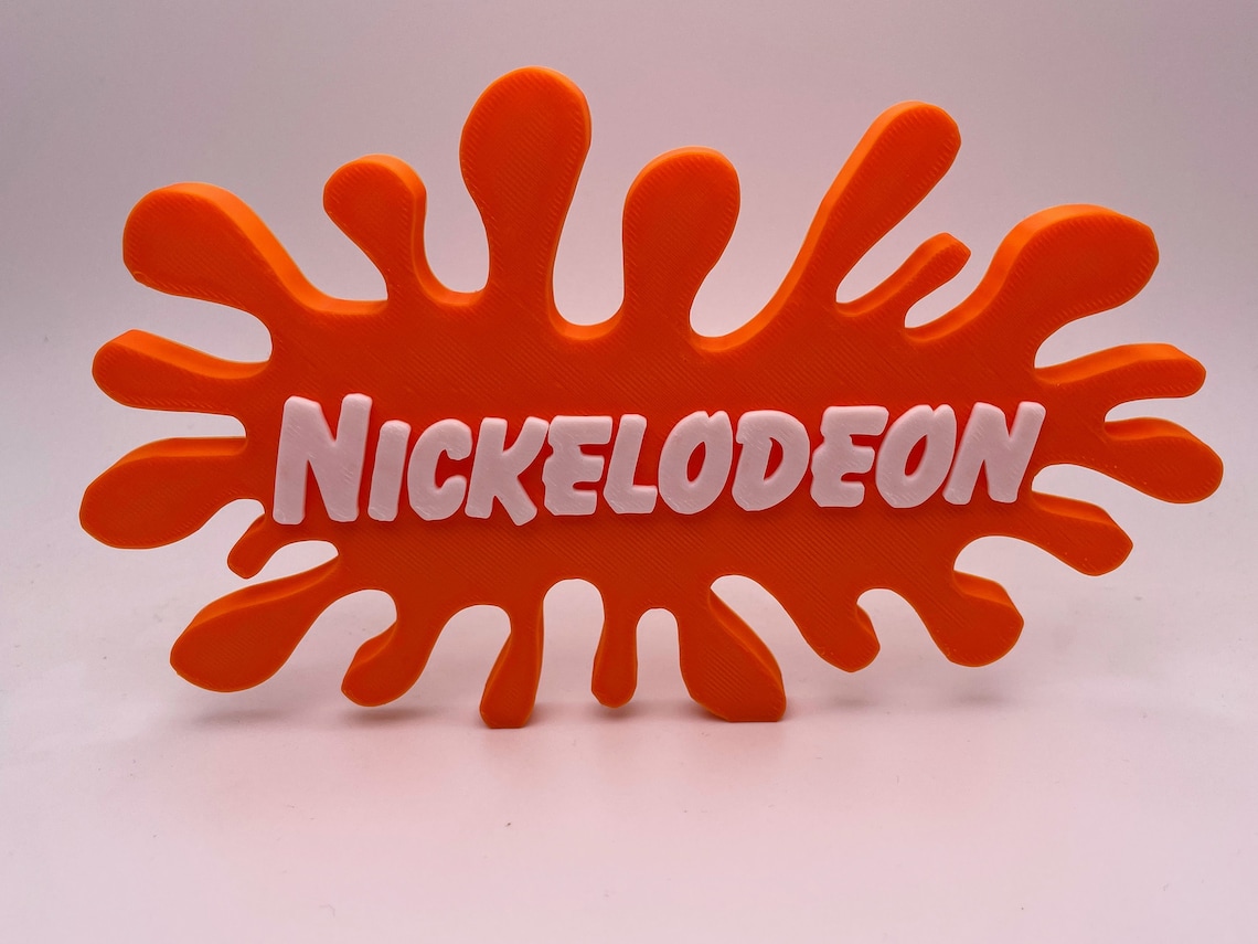 Nickelodeon Splat / Logo / Sign / Shelf Display / Decor / Man - Etsy