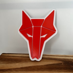 Red Rising Howler Logo Sign / Bookcase Display / Shelf Display - Etsy