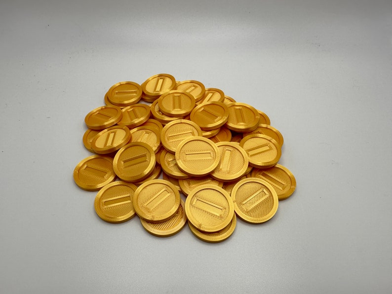 Replica / Mario Gold Coin - Double Sided - Etsy