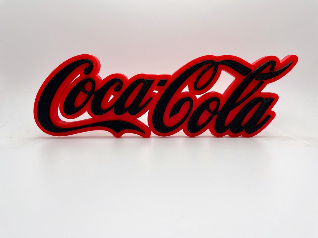 Coca Cola Sign / Coke Zero Logo / Sign / Shelf Display / Decor / Game ...