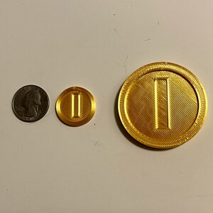Replica / Mario Gold Coin Double Sided - Etsy