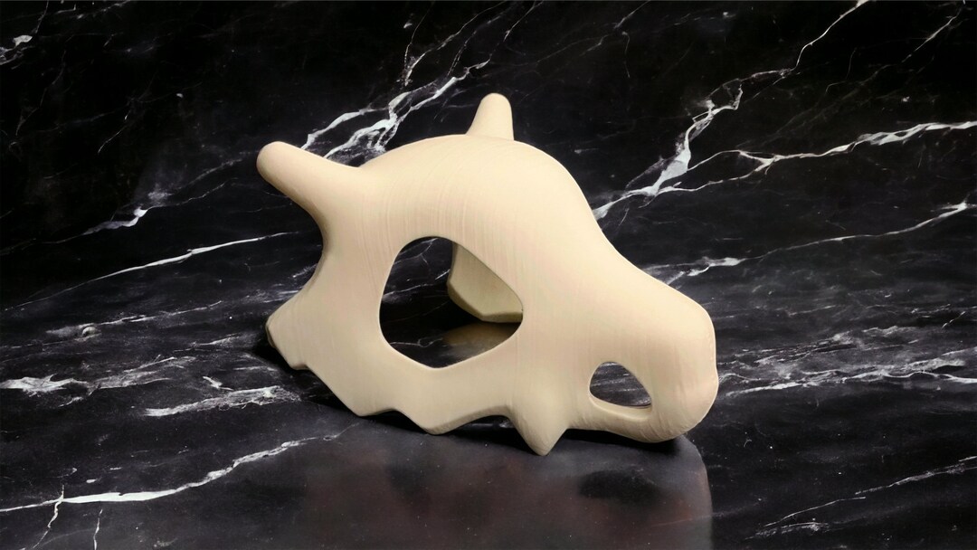 Cubone Skull 3D Printed - Etsy