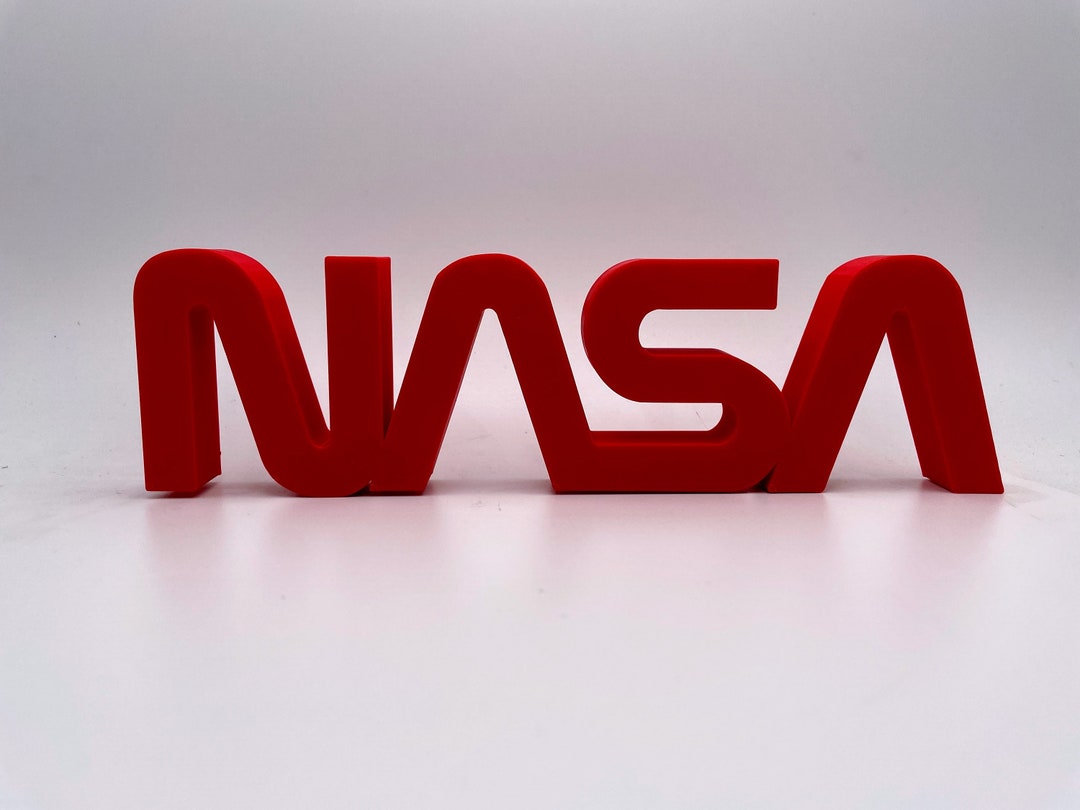 Nasa Logo / Sign / Shelf Display / Décor - Etsy