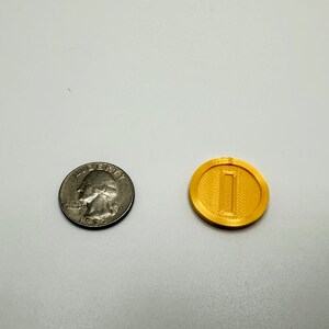 Replica / Mario Gold Coin - Double Sided - Etsy