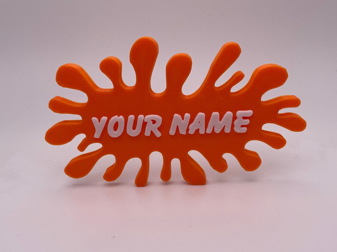 Customized Nick Splat / Sign / Shelf Display / Décor / Game Room - Etsy