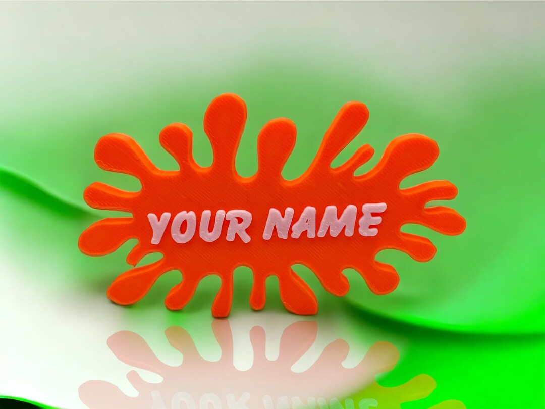 Customized Nick Splat / Sign / Shelf Display / Décor / Game Room - Etsy