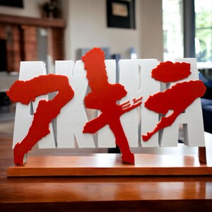 3D Printed Akira Sign - Iconic Neon Anime Decor - Etsy