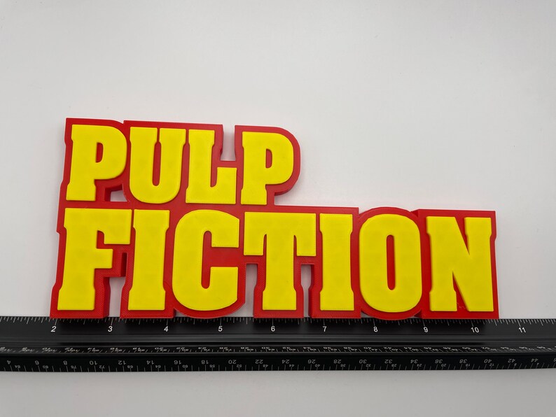 Pulp Fiction Sign / Tarantino Shelf Display / Wall Decor - Etsy