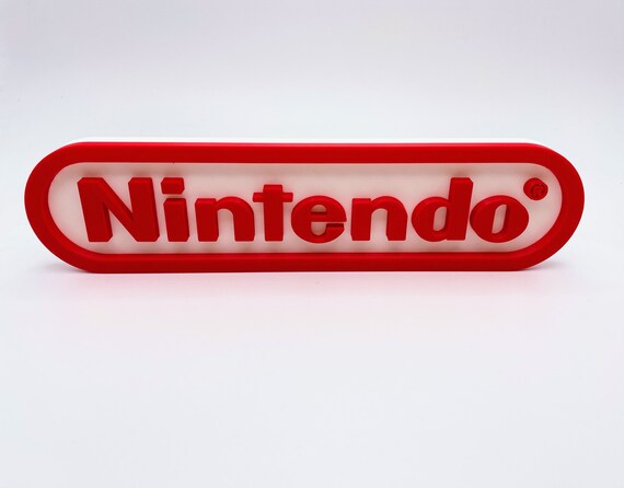 Nintendo Sign / Logo / Sign / Shelf Display / Decor / Man Cave - Etsy