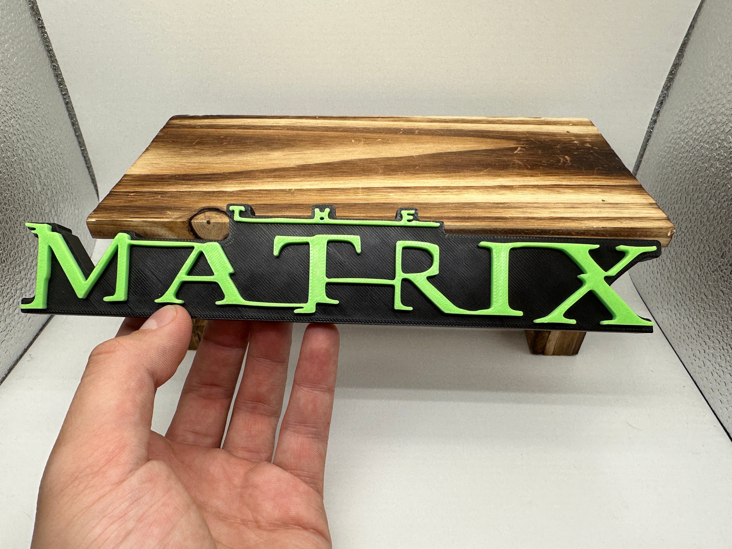 3D Printed "the Matrix" Sign - Embrace the Digital Realm! - Etsy