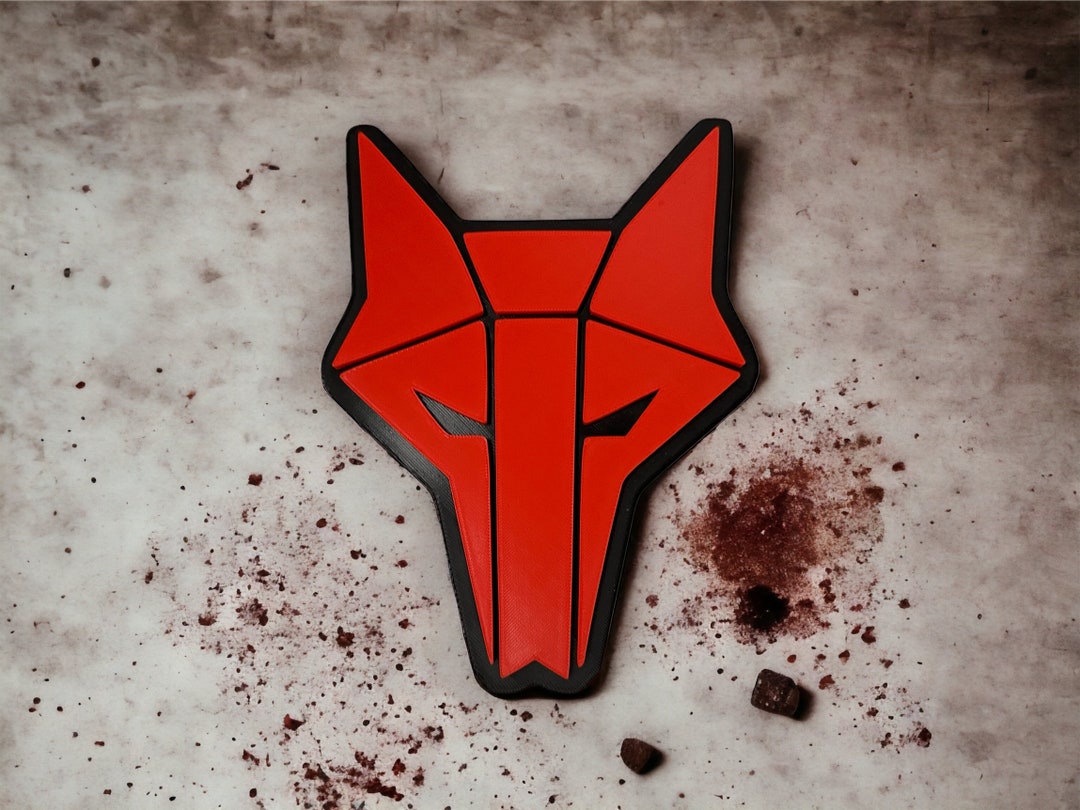 Red Rising Howler Logo Sign / Bookcase Display / Shelf Display - Etsy