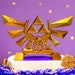 Zelda Hyrule's Crest Stand Cake Topper - Perfect for Gaming Enthusiasts ...