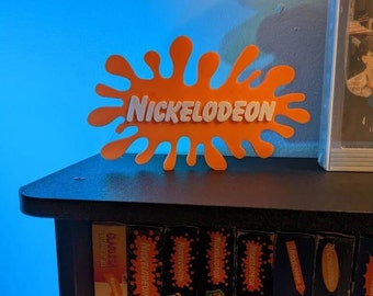 Nickelodeon Splat / Logo / Sign / Shelf Display / Decor / Man Cave - Etsy