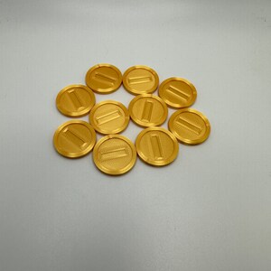 Replica / Mario Gold Coin - Double Sided - Etsy