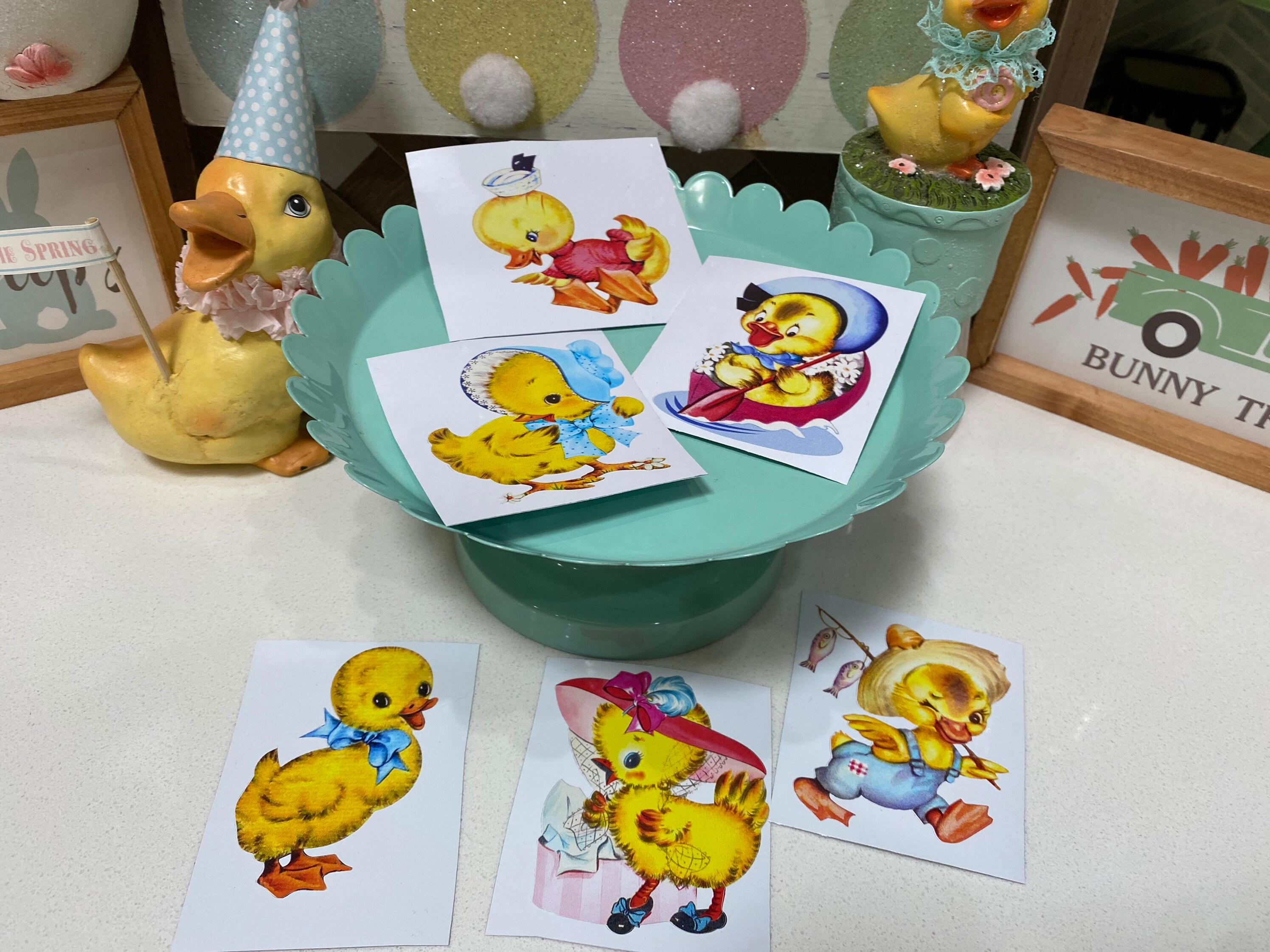 Vintage Easter Chicks Decals - Etsy