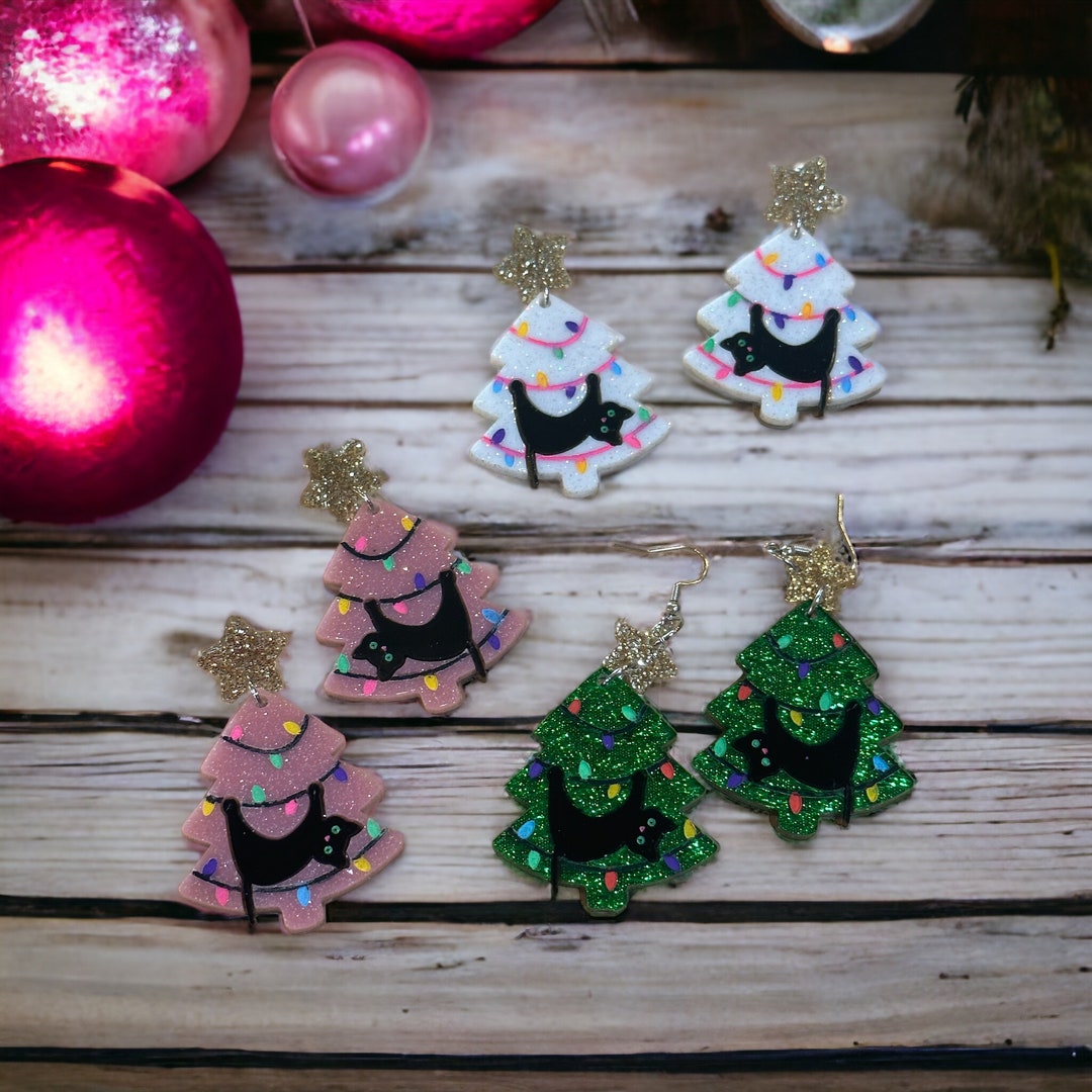 Bad Kitty Earrings - Etsy