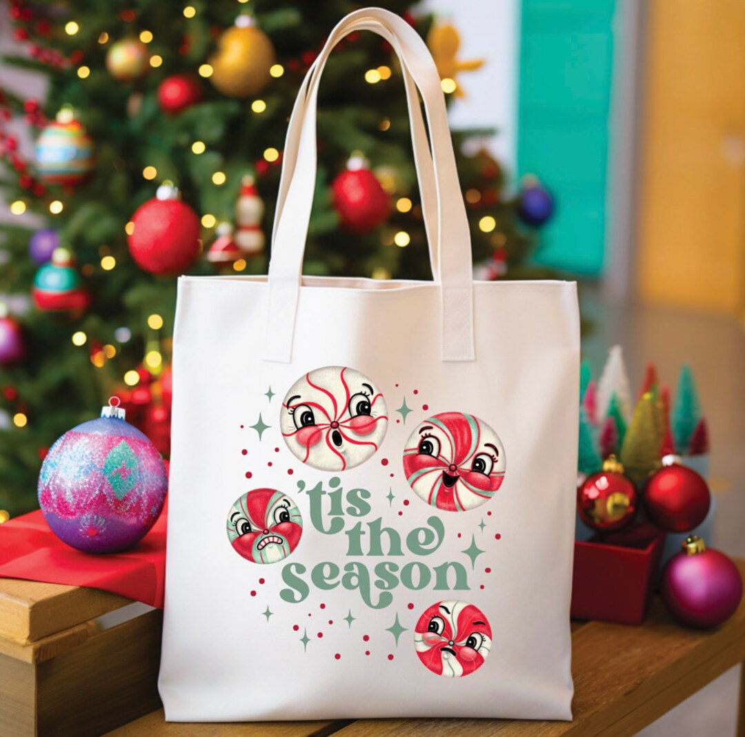 Johanna Parker Design Merry Mints Tote Bag - Etsy