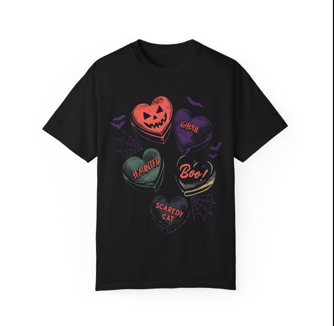 Spooky Candy Hearts Shirt - Etsy