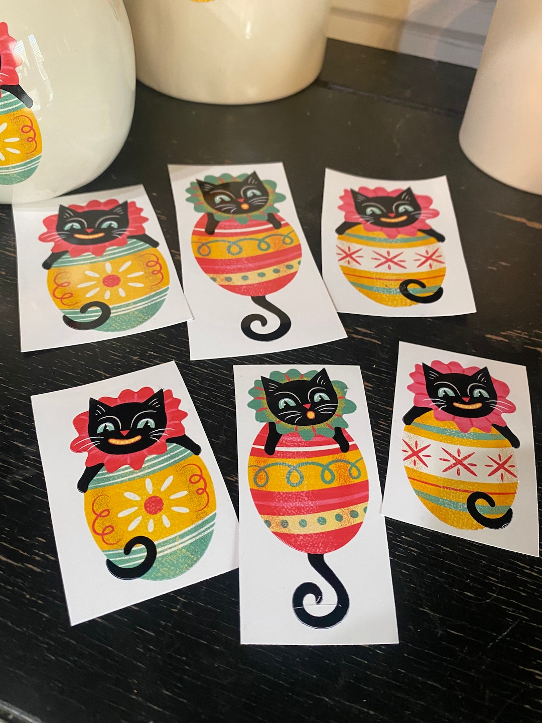 Johanna Parker Black Cat Easter Decals - Etsy