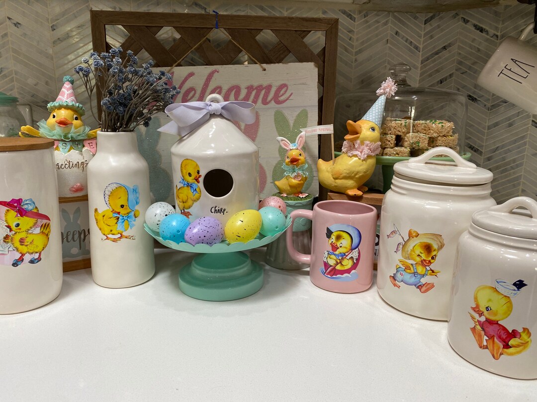 Vintage Easter Chicks Decals - Etsy