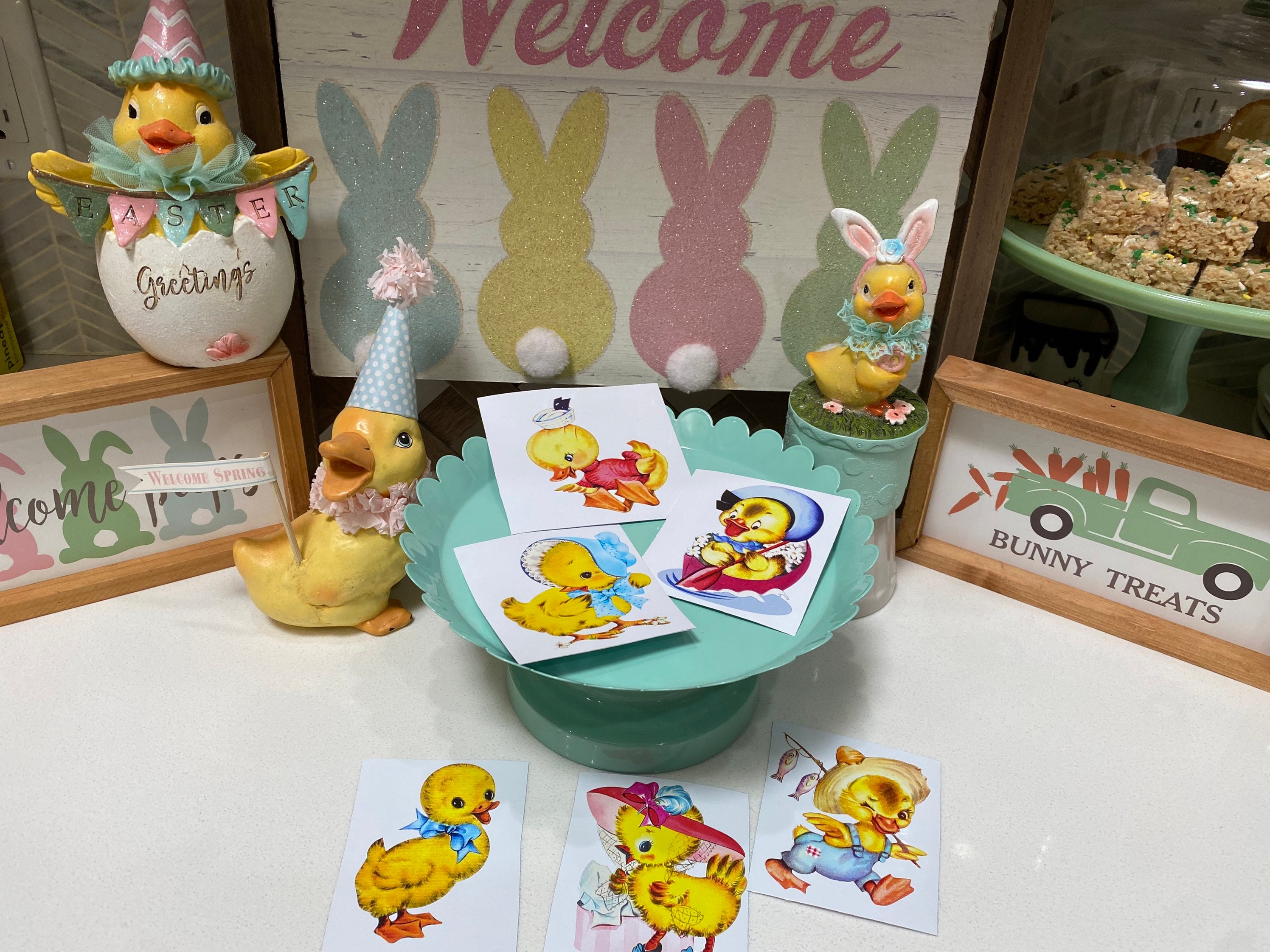 Vintage Easter Chicks Decals - Etsy