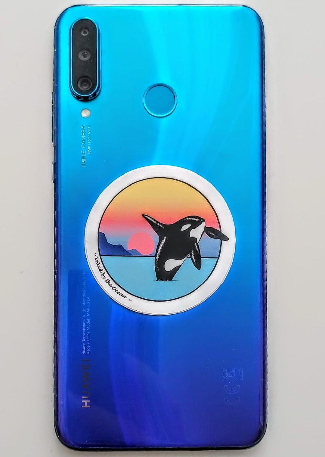 ORCA STICKER Orca Whale Sunset Sticker UV and Water Resistant Laptop ...