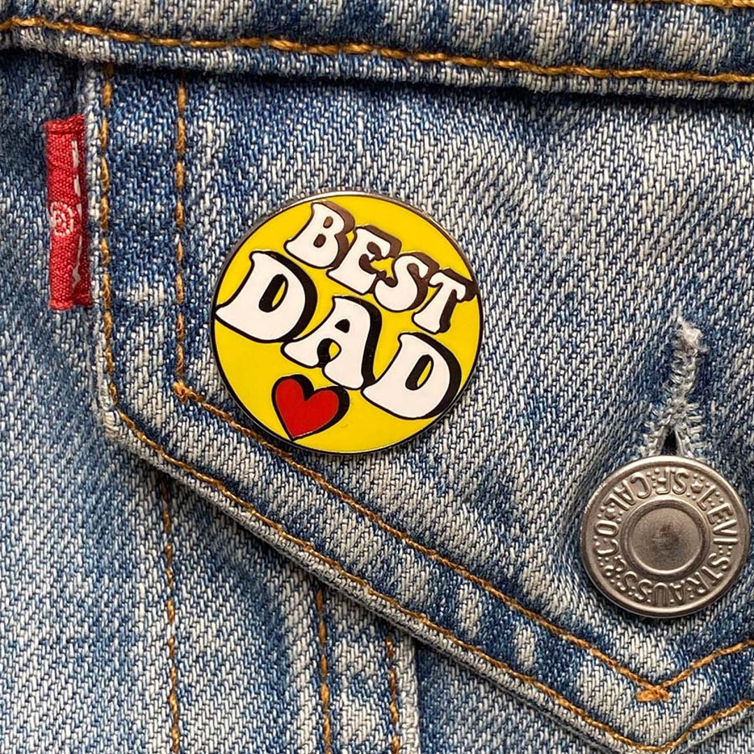 You Are My Best Dad Badge | Enamel Pin for Dad | Popart Badge for Dad ...