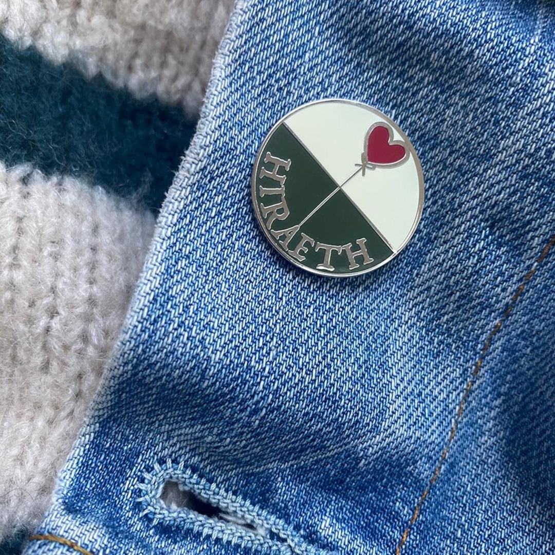 Hiraeth Enamel Pin | Longing for Home| Welsh Language Gift for Those ...