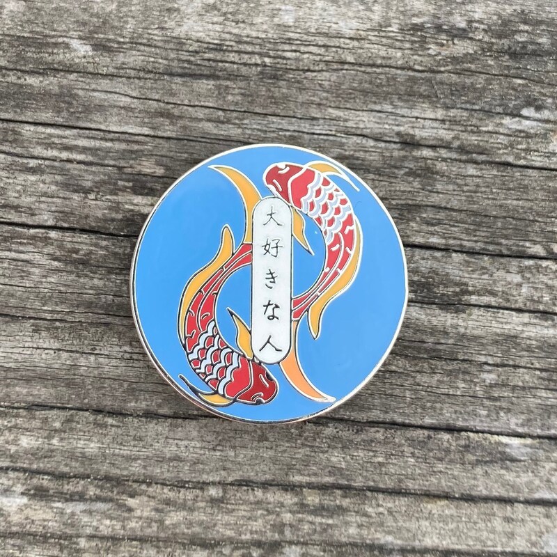 Koi Fish Brooch - Etsy
