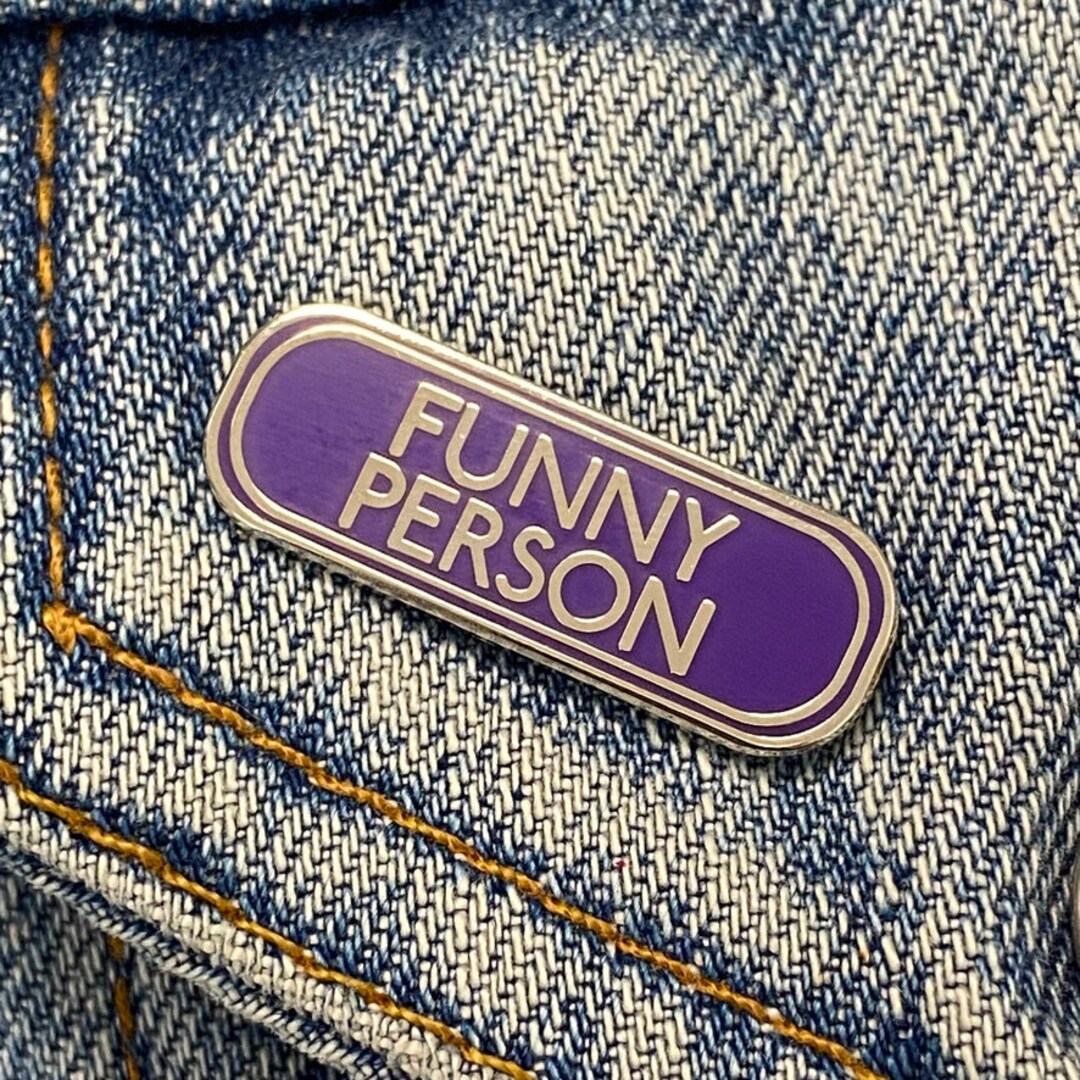 I Am A Funny Person Enamel Pin, Badge, Brooch Humorous Badge for ...