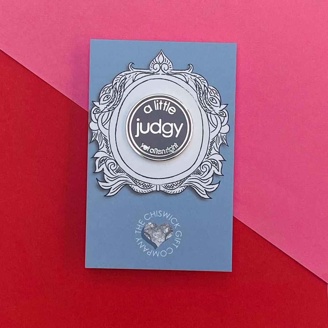 A Little Judgy (yet Often Right) Hard Enamel Pin Badge | Original ...