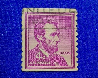 Lincoln 4c Stamp - Etsy