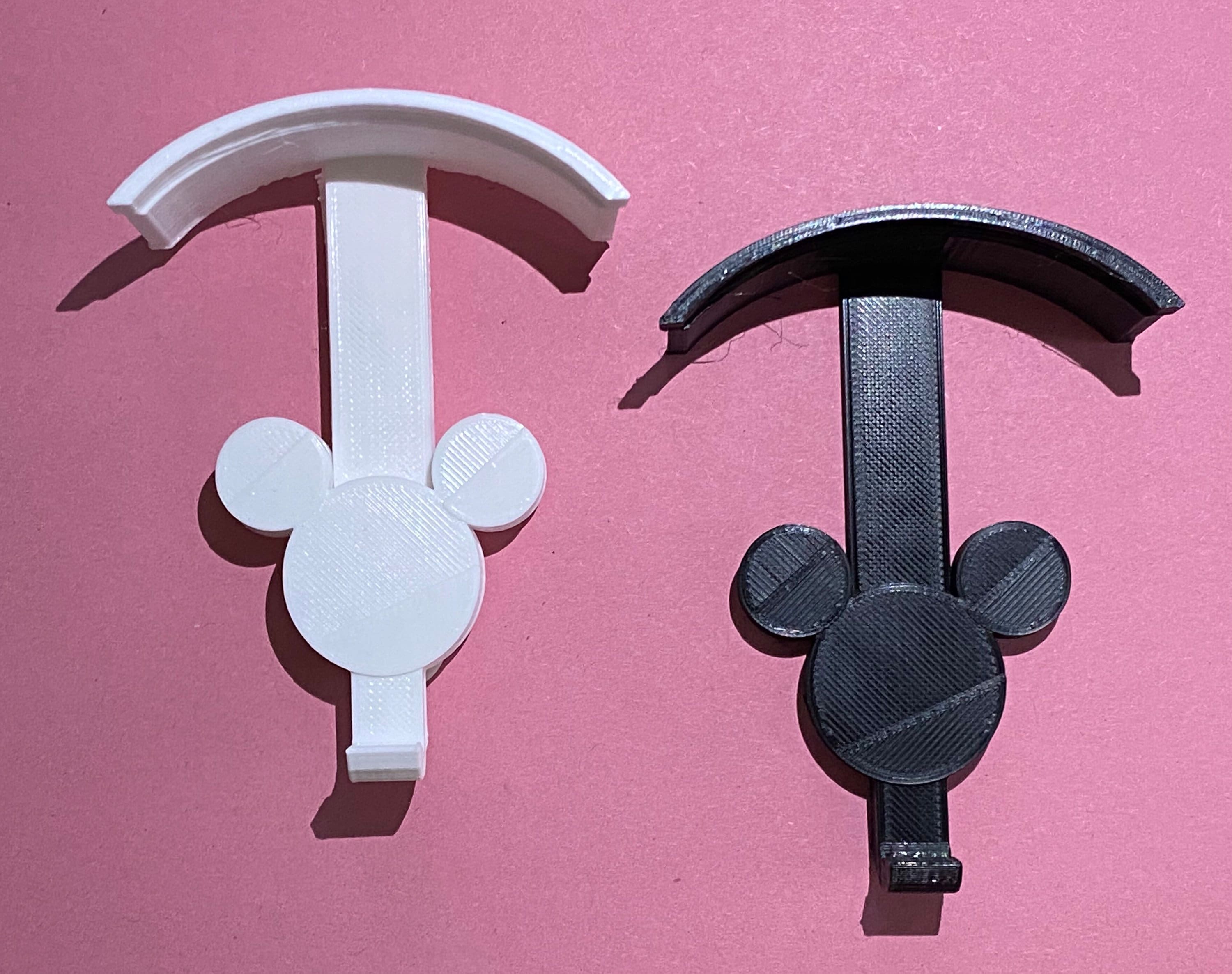 Set OF 5 Disney Mickey Ear and Bag Wall Hanger With Hook 3D | Etsy