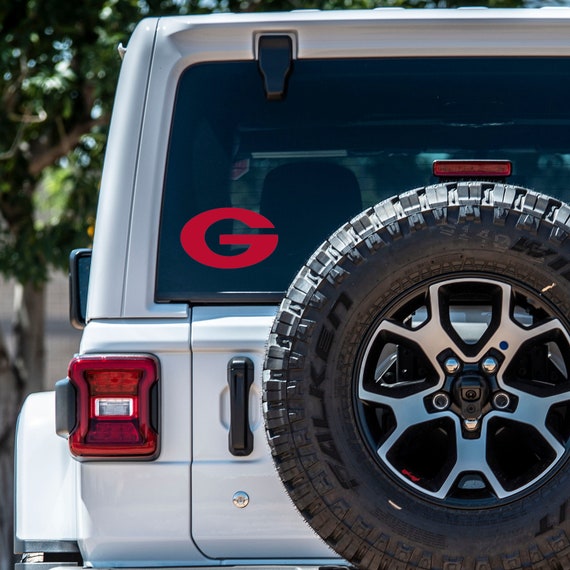 Georgia Car Decal Dawgs UGA University of Georgia - Etsy