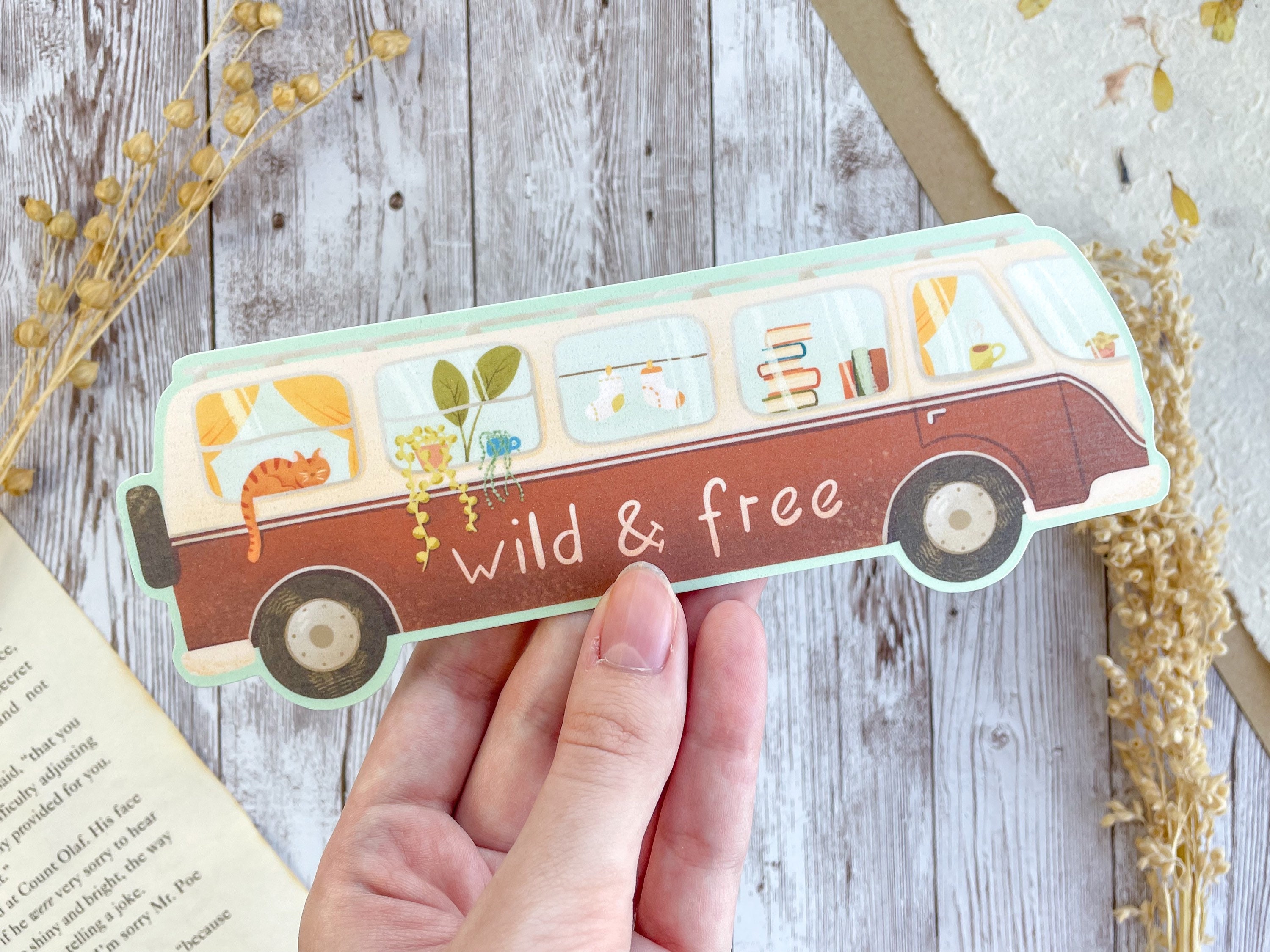 Vintage VW Bus Bookmark Soft Touch Bookmark With Tassel - Etsy