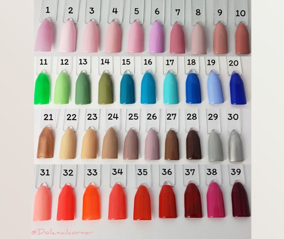 Basic Press on Nails Handmade Press Ons Gel Nails Long - Etsy