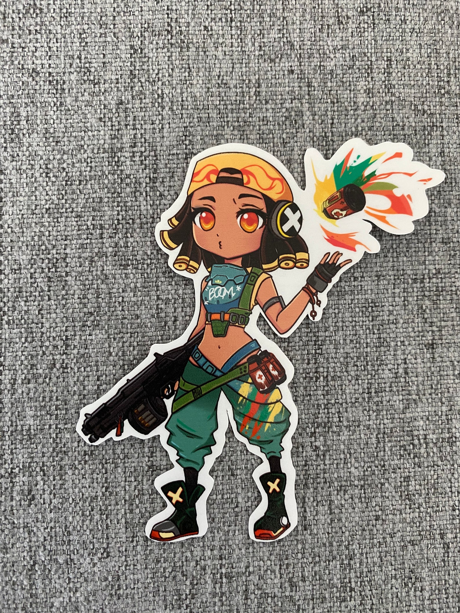 Chibi Raze Valorant Sticker | Etsy