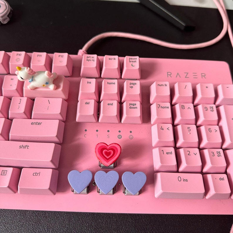 Heart Keycap Cherry MX Mechanical Keyboard/ Cute Gift for - Etsy