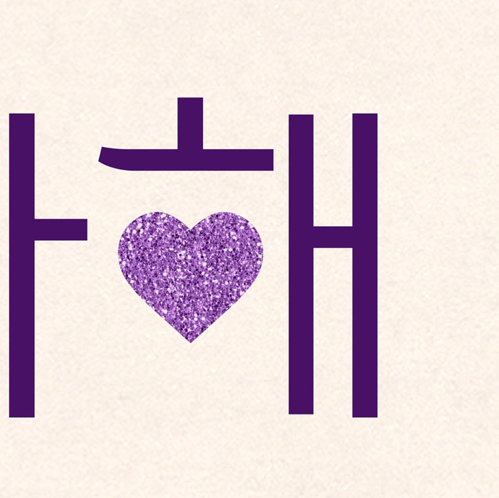 Borahae Poster I Purple you Print Borahae Typography Art | Etsy