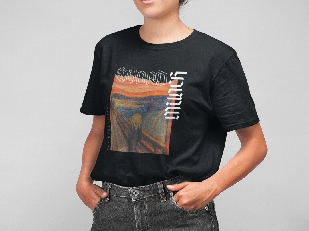 Edvard Munch, Edvard Munch Shirt, Munch the Scream, Munch Gifts, Famous ...