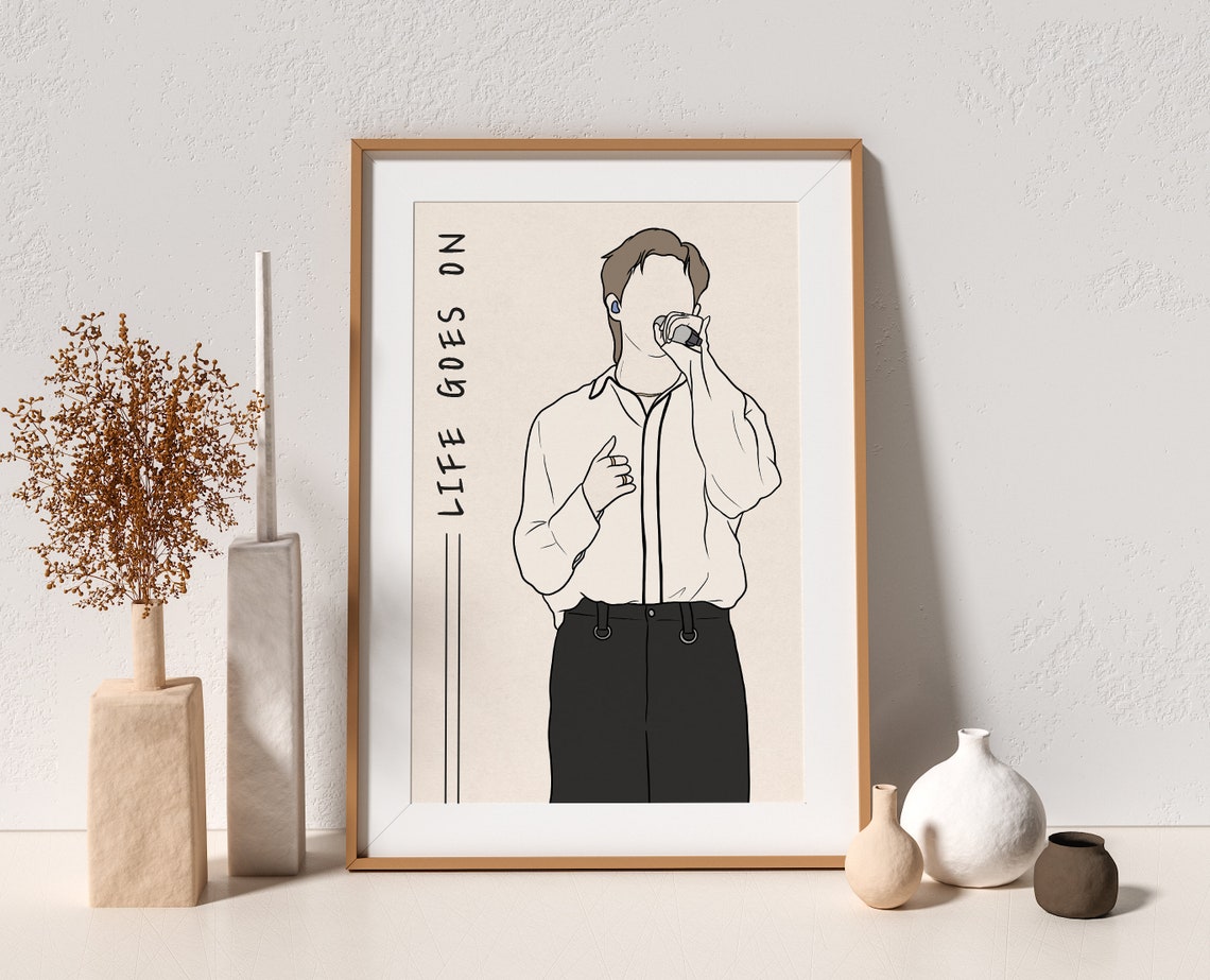 BTS RM Life Goes on Poster Kpop Wall Art BE Poster Bts | Etsy